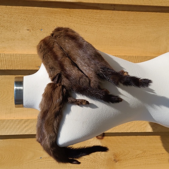 Vintage | Jackets & Coats | Vintage Mink Fur Full Body Shoulder Wrap ...